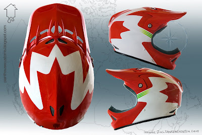 PaintHouse Customs: Adam Mantle Race Helmet