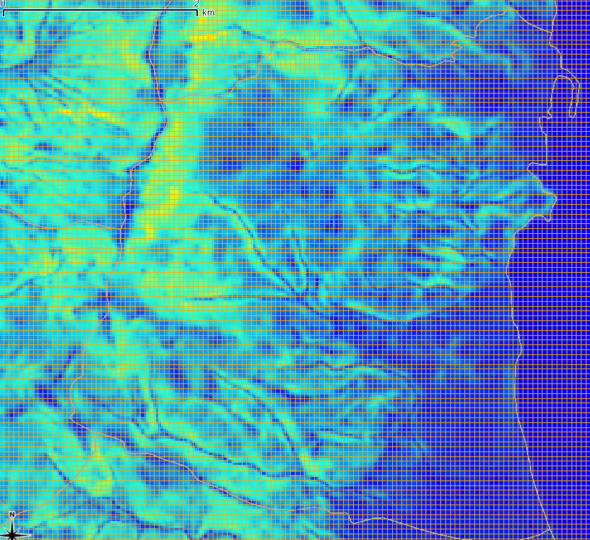 [Rasters in QGIS] Generate a Vector Grid with Average Slope Values ...
