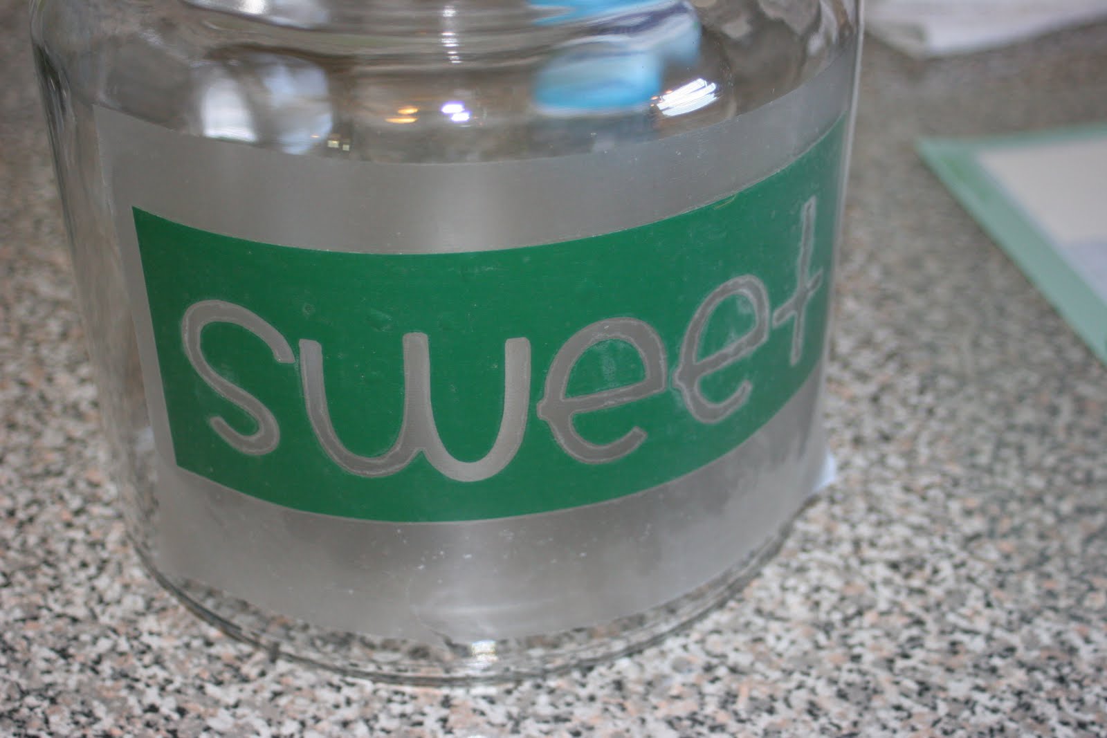 Nursery Rhymes and Sweet Times: Glass Etching Tutorial-A Sweet Cookie Jar