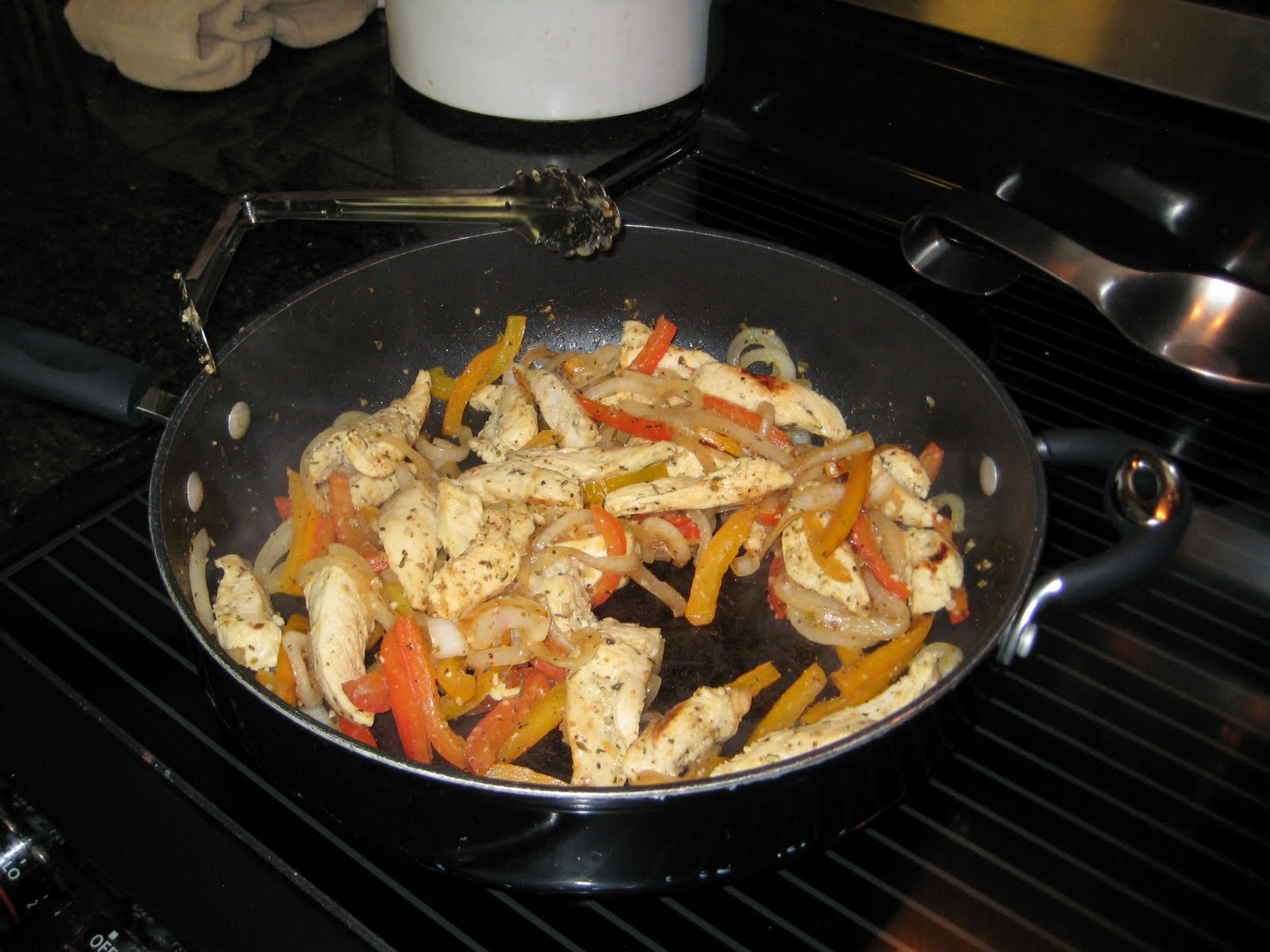 Rosanna's Kitchen: McCormick Garlic Lime Chicken Fajitas