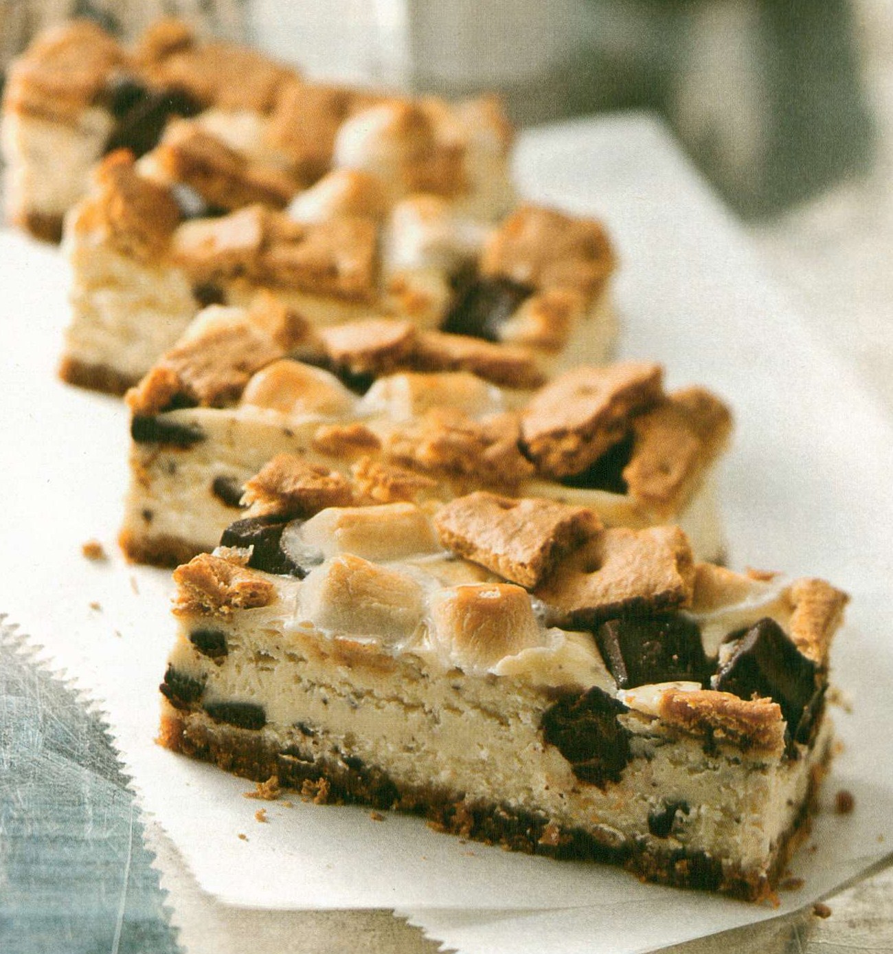 Rosanna s Kitchen S mores Cheesecake Squares rosanna-s-kitchen-s-mores-cheesecake-squares