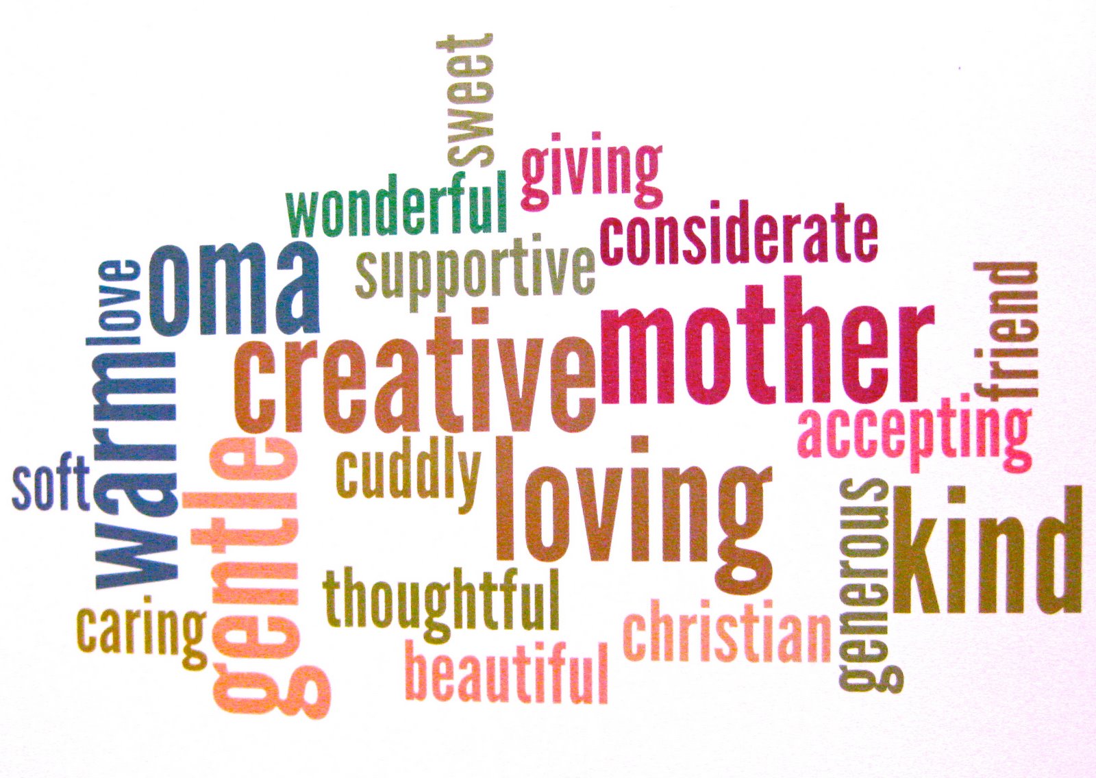 peace love sweater: A Fun Mother's Day Word Gift