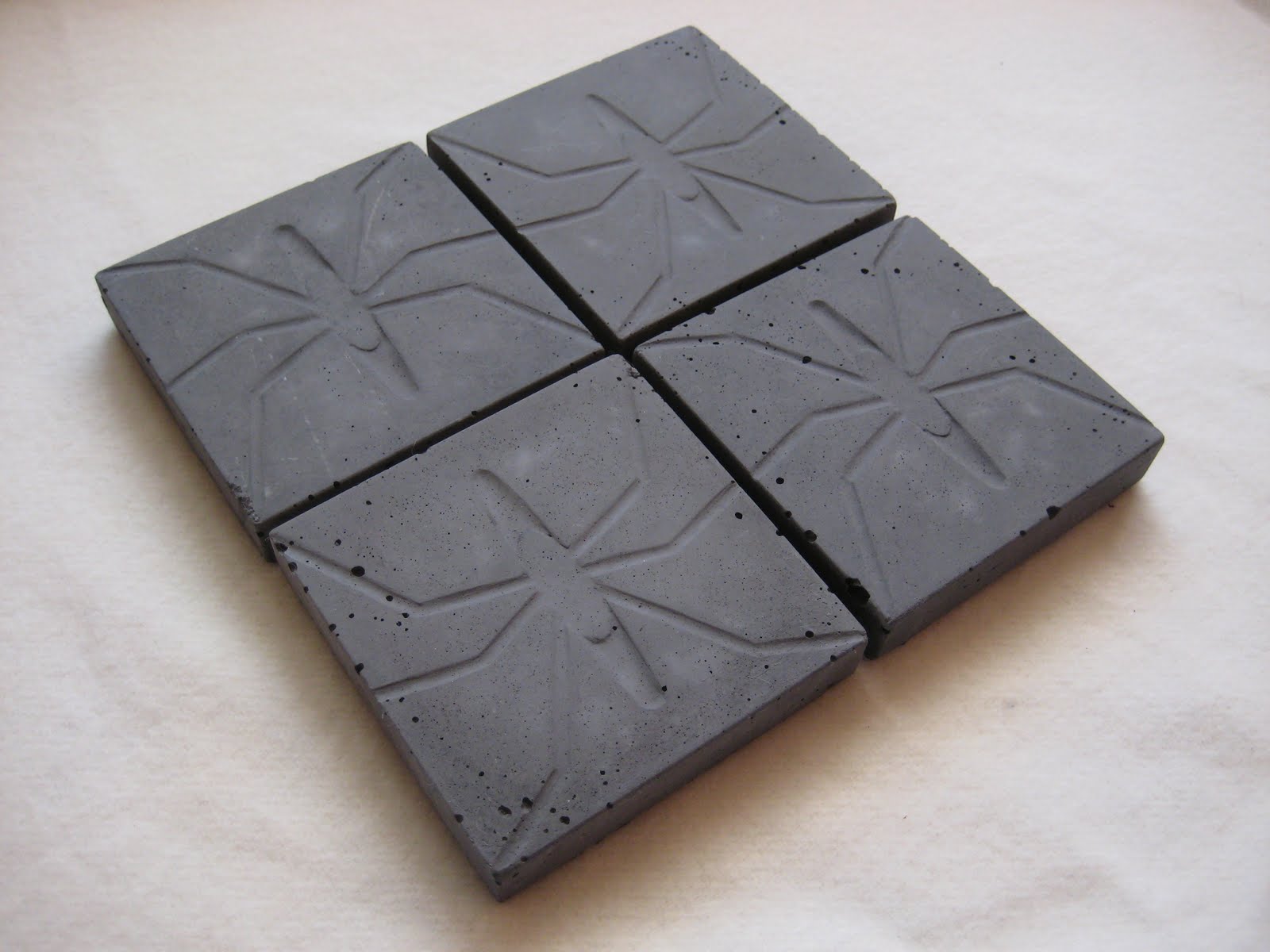 Idora Design: Show and Tell: Waterbug Tile Set