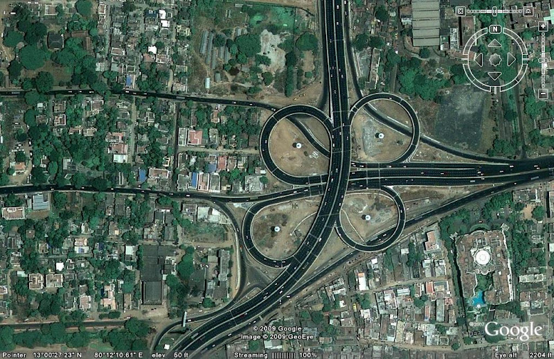 Its All about Fun!: Google Earth :: Chennai Flyovers