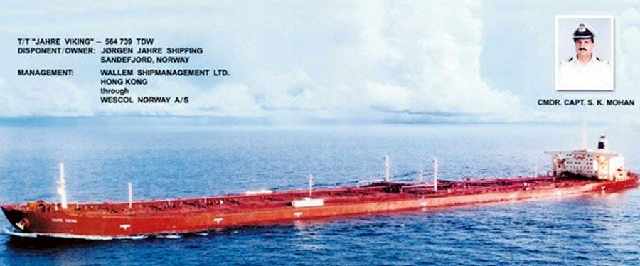 Travelling: largest super-tanker
