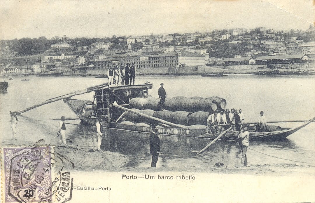 MONUMENTOS DESAPARECIDOS: Barco Rabelo. (Rio Douro, Porto).