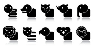 2032213 การออกแบบนิเทศศิลป์ 2: ตัวอย่าง animal pictogram จาก website ...