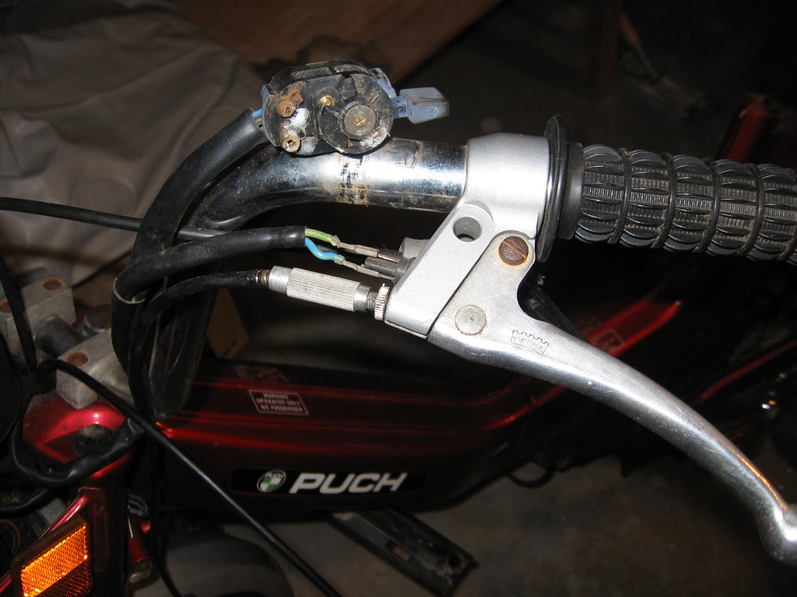 1980 Puch Maxi 1.5 HP Re-Build: Handlebars / Controls