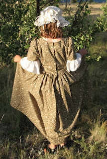 Revolutionary Seamstress: Little Girls Colonial Dress