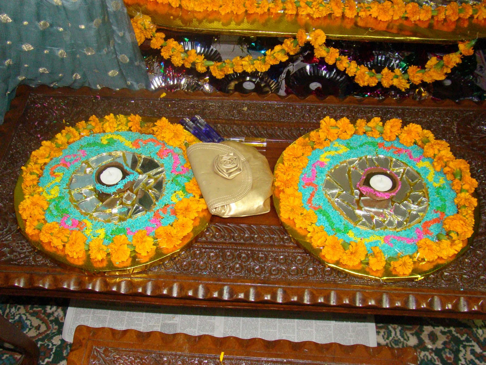 Colours and Joy: Project:Mehndi thaal