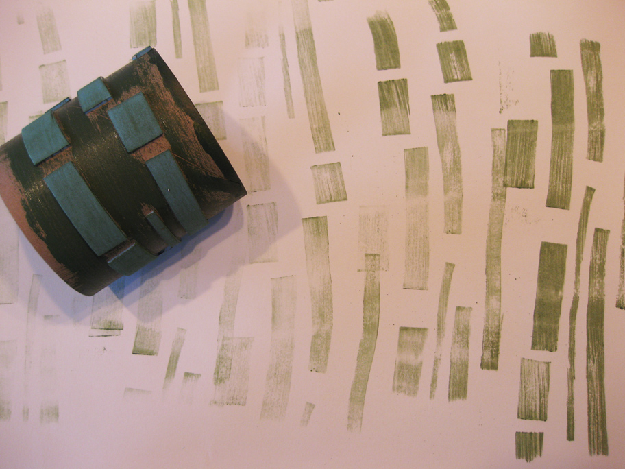 Wen Redmond: Fabric Painting- On A Roll! Brayer Printing