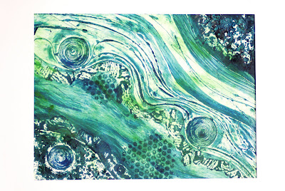 10328626: Collagraph Print of Sea