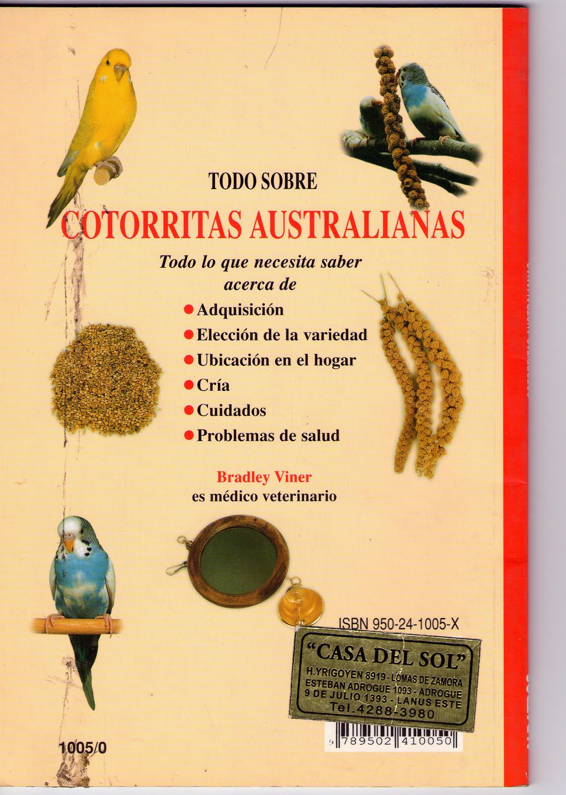 Avitis Volatis: Todo sobre la Cotorrita Australiana (Libro)