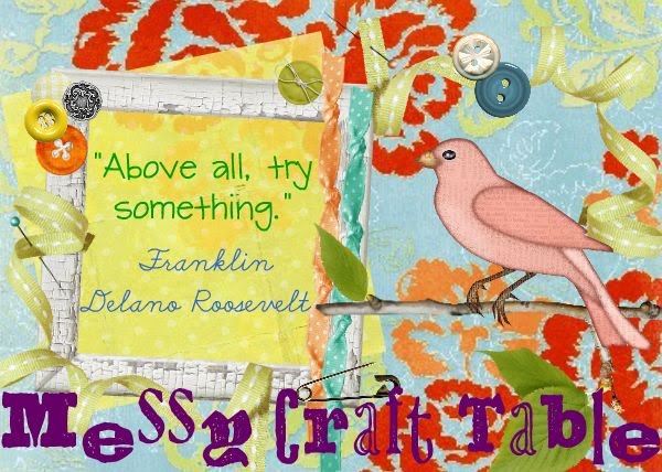 messy craft table: Felt Flowers!!