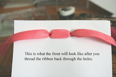 My Paper Creations: Ribbon Tutorial