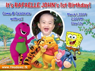 Tinadems Computer & Digital Photo Solutions: Spongebob, Barney with ...