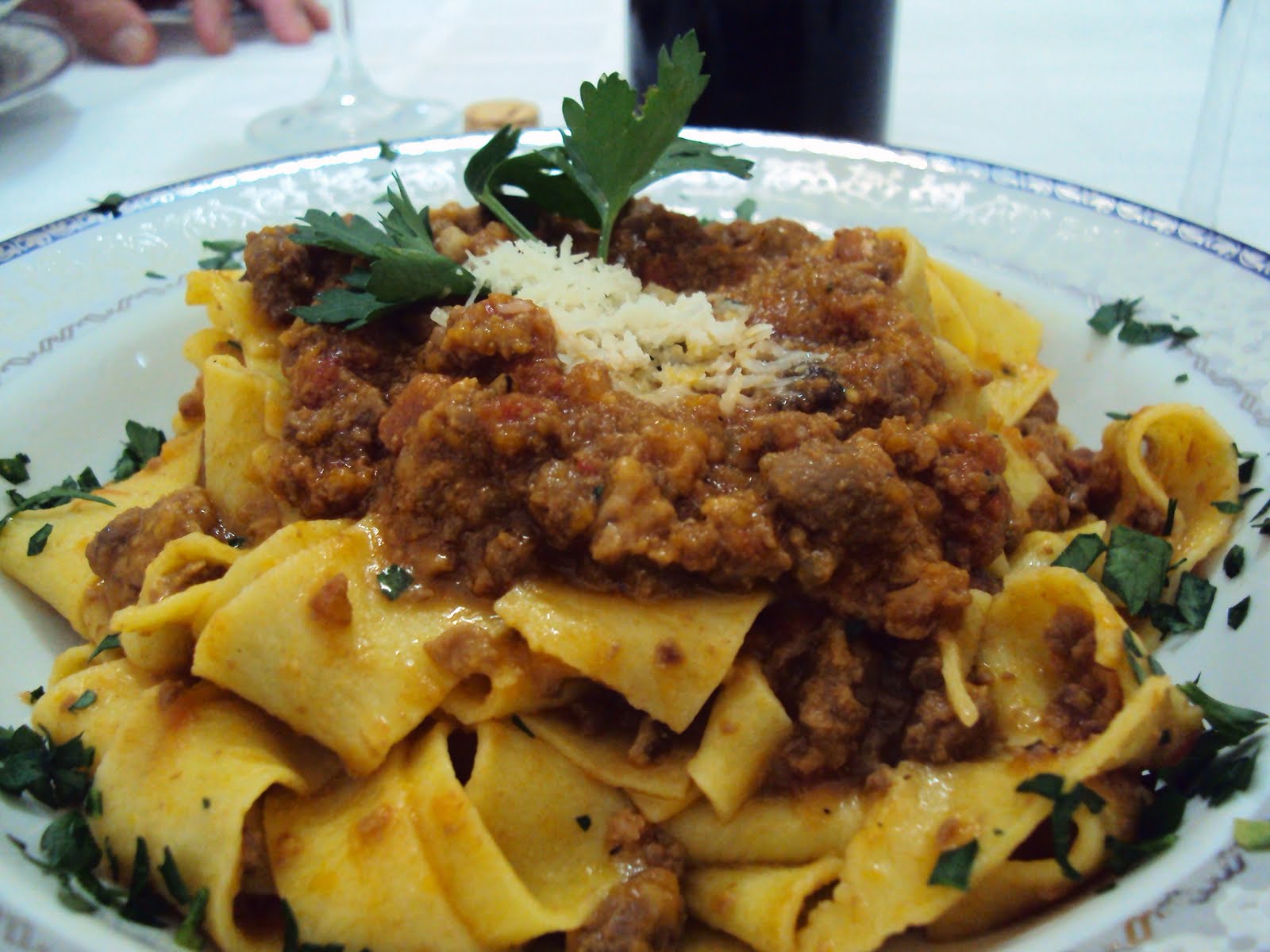 ANTICA OSTERIA MARINO: FETTUCCINE CON RAGU ALLA BOLOGNESE: 18a ...