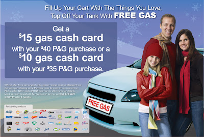 My Precious Pennies: Proctor & Gamble Free Gas Cash Offer