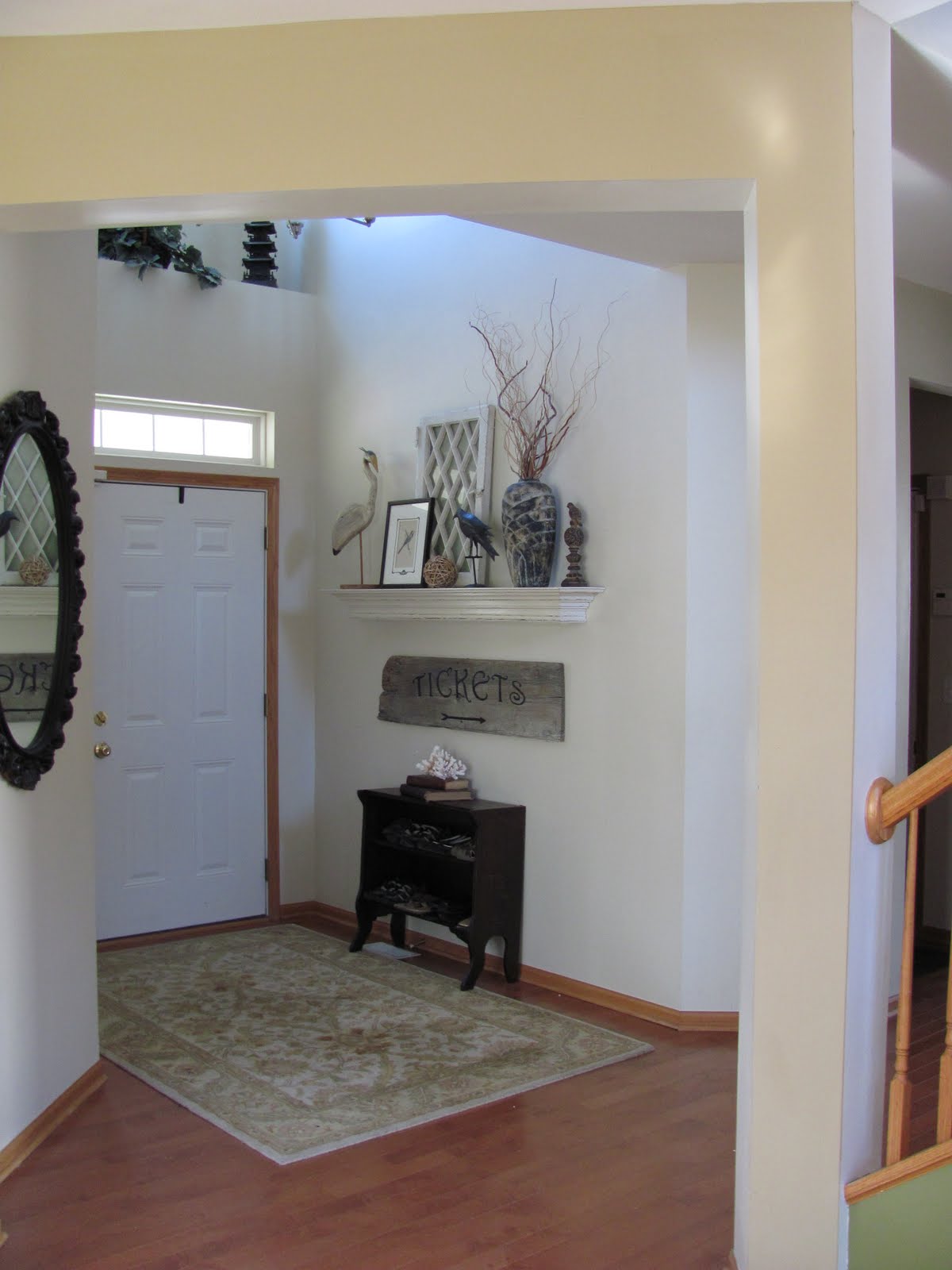 Header: Foyer Mantel