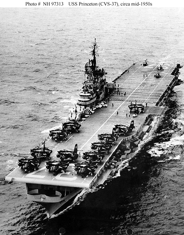 Naval Warfare: USS Princeton (CV-37, later CVA-37, CVS-37, LPH-5)