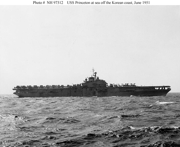 Naval Warfare: USS Princeton (CV-37, later CVA-37, CVS-37, LPH-5)
