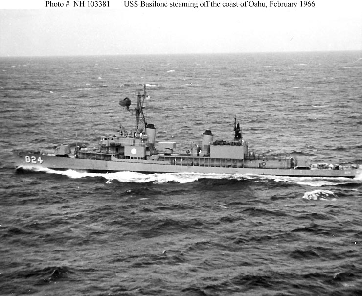 Naval Warfare: USS Basilone (DDE-824, DD-824)