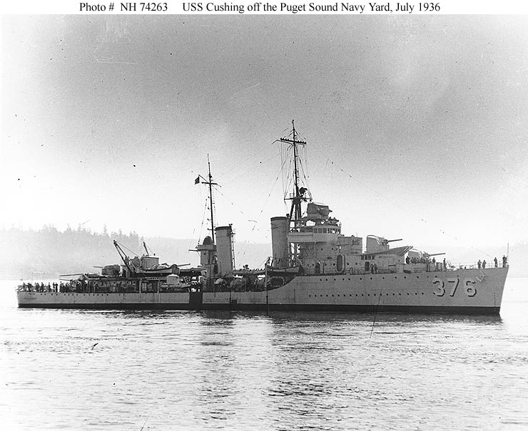 Naval Warfare: USS Cushing (DD-376)