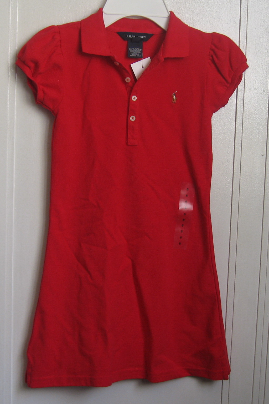 Boutique Malaysia: RALPH LAUREN GIRLS POLO DRESS ~ SIZE 6