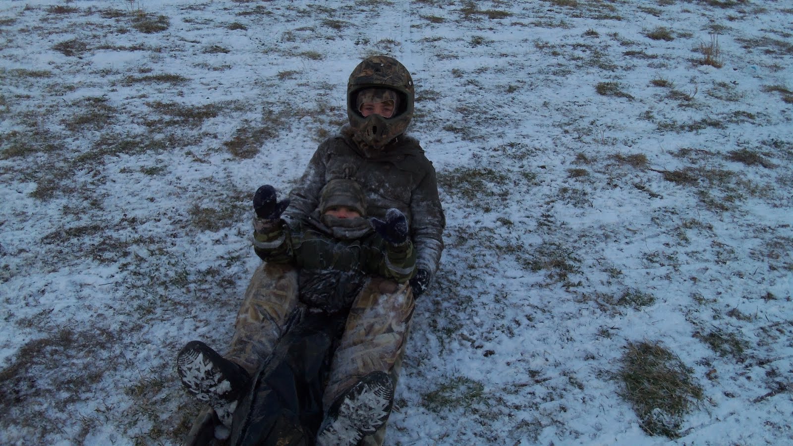 Things to do in life… Redneck Sledding…check – Kelly McCorkle Parkison