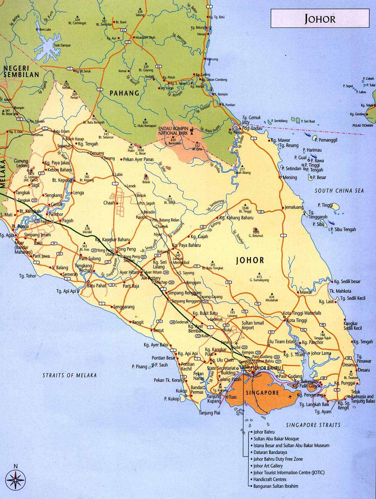 life is beautiful: malaysian states road maps