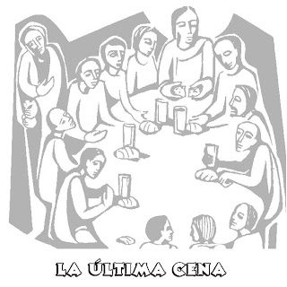 MATERIALES DE RELIGIÓN CATÓLICA: FICHA DE LA ÚLTIMA CENA