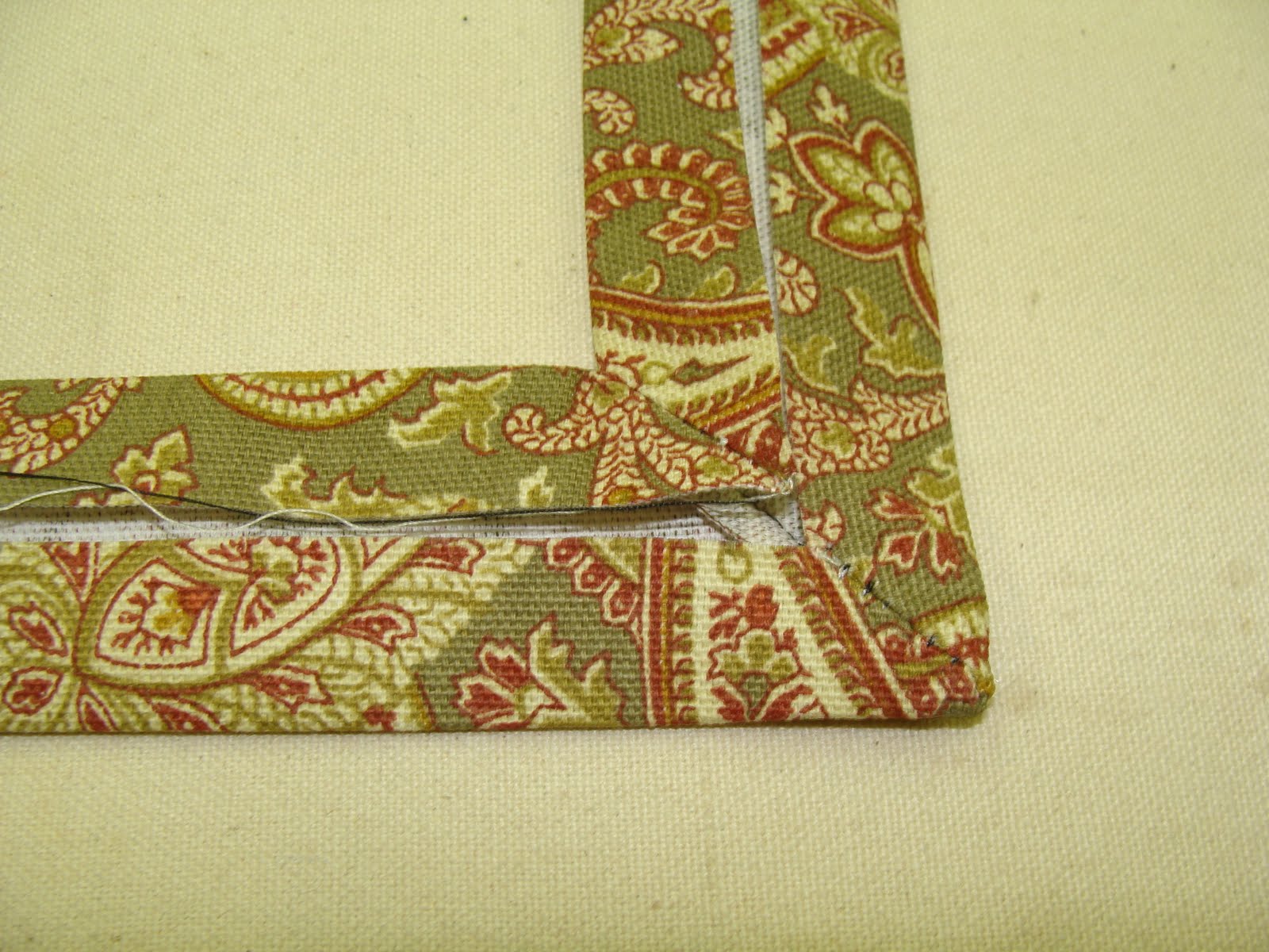 Rowley Company: How-To: Inset Banding with a Mitered Corner