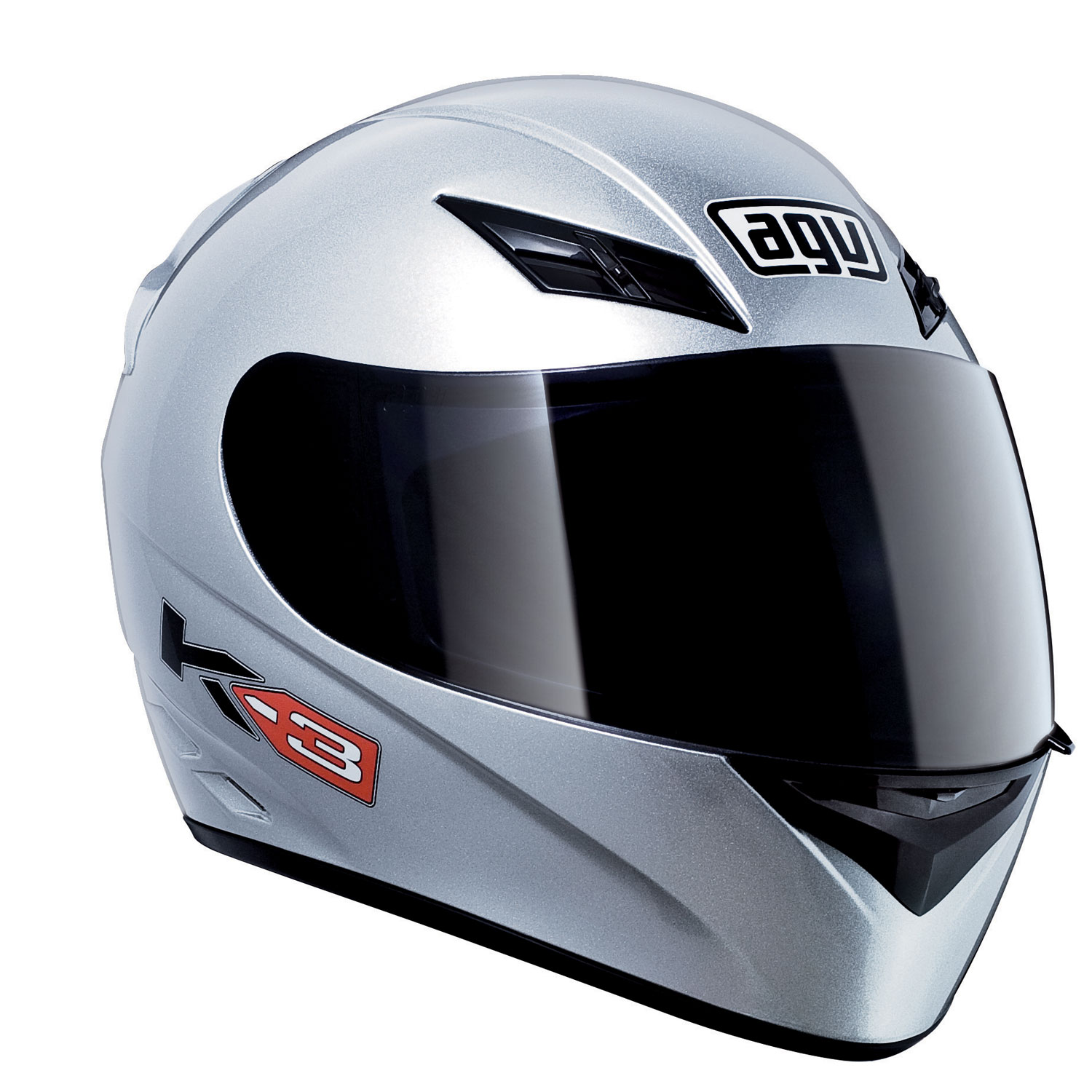 gaukness for life..: AGV K3 SOLID GLOSS SILVER MEDIUM/MD & FLAT MATTE ...