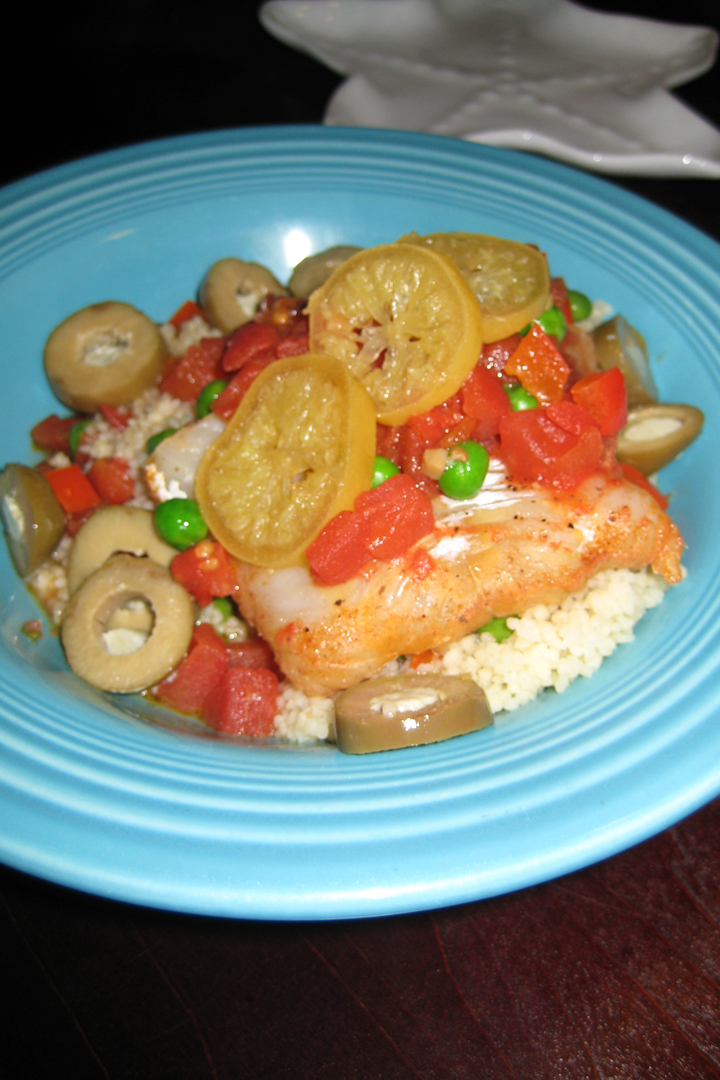 Glutamate Speedballs: Spicy Moroccan Stewed Fish with Couscous
