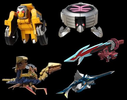 Henshin Grid: Animals in Super Sentai: Onners (As of yet from 2010)