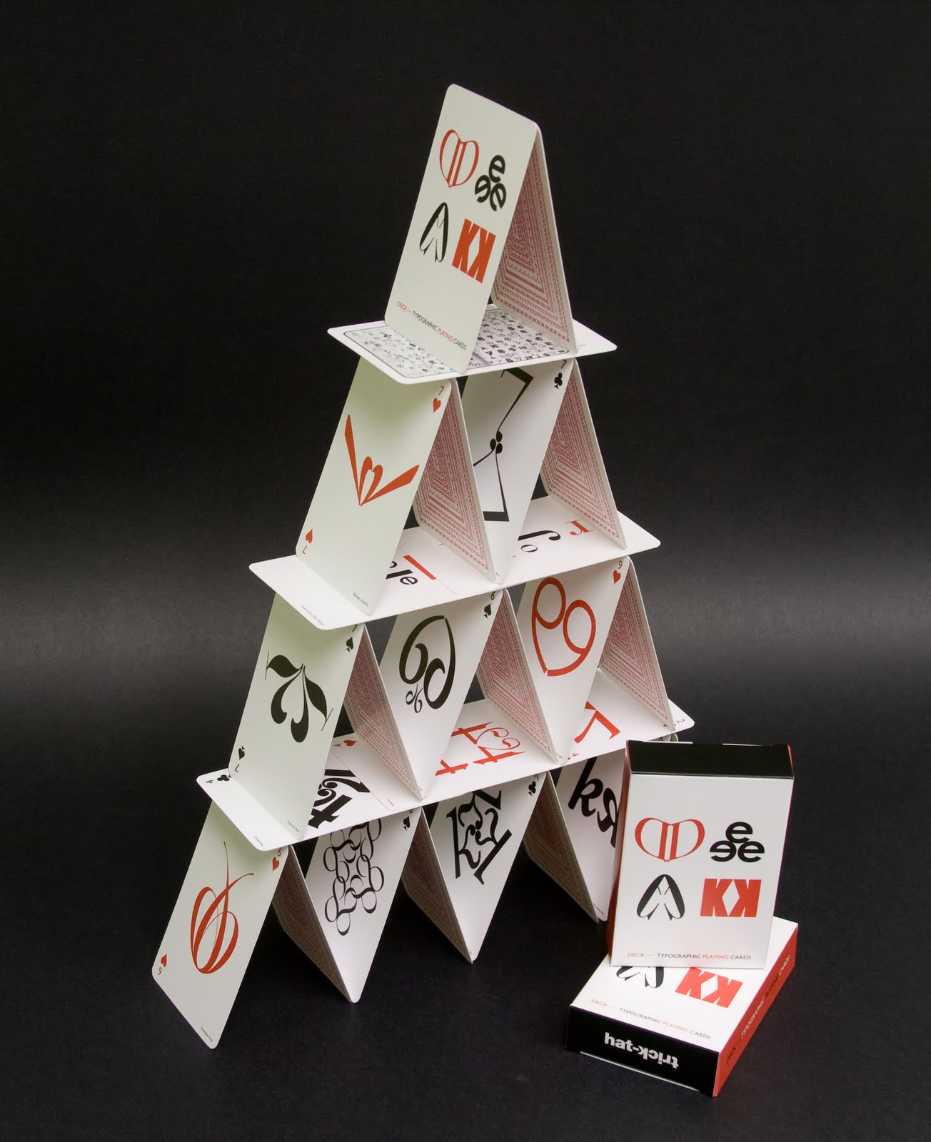 Justin's Amazing World At Fenner Paper: TYPOGRAPHIC Playing Cards