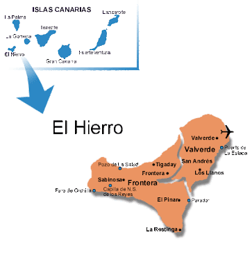 Around the World Maps: El Hierro Map