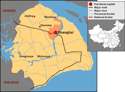 Around the World Maps: Shanghai Map