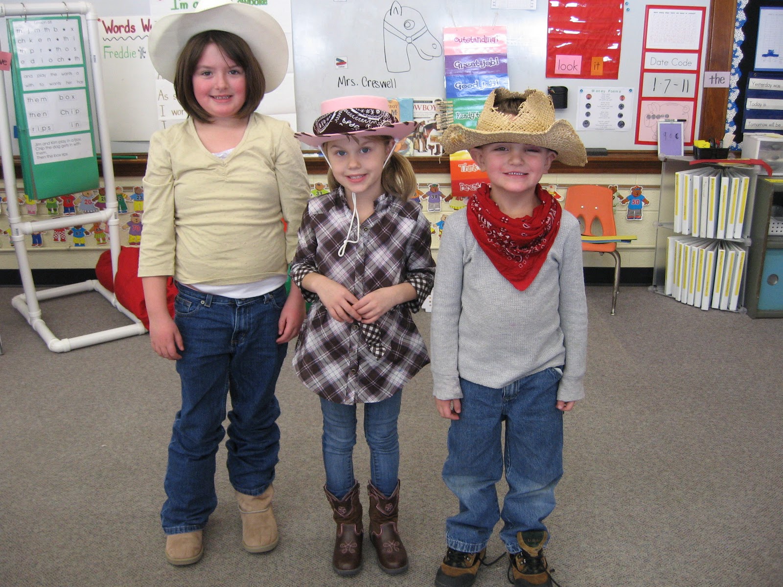 Mrs. Creswell's Kindergarten: Cowboy Day!!! 1-7-11