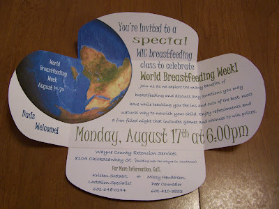 Breastfeeding Ideas: Class Invitations