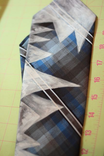 blue eyed freckle: Make it for Your Man... The Handpainted (Vintage) Tie