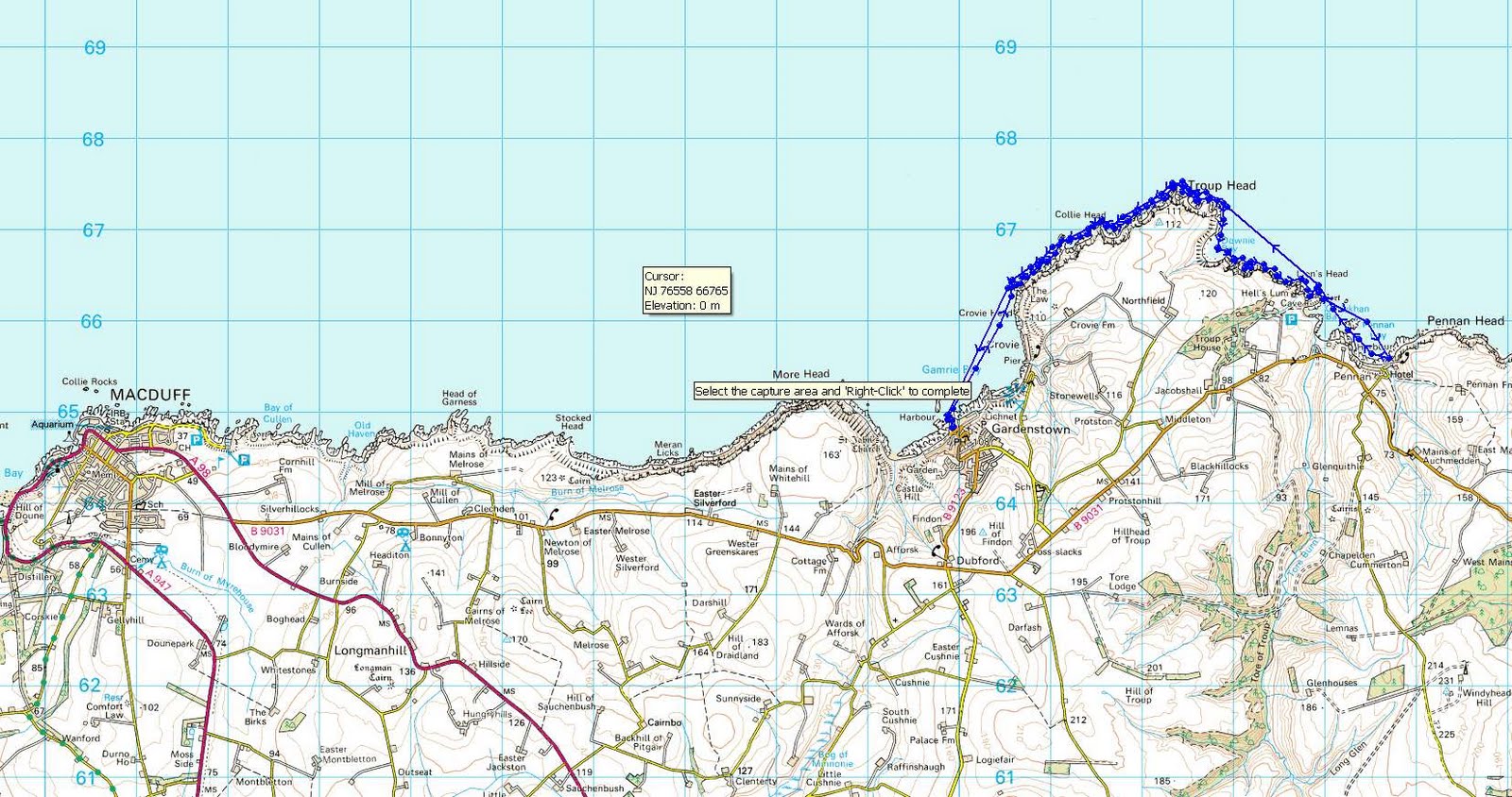Fenfolio: Kayak trip Gardenstown- Pennan