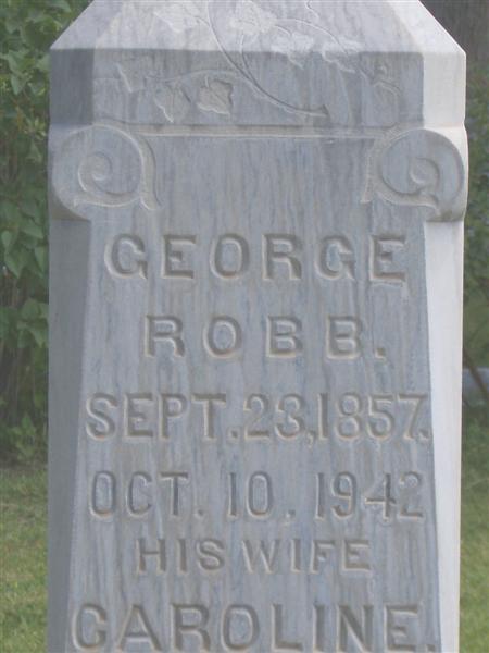 William Robb and Helen Bell: George Drummond Robb and Caroline Jones