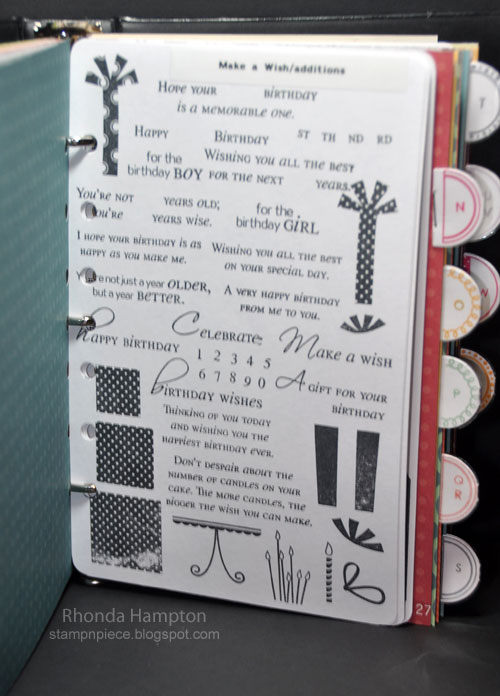 Stamp n Piece: My OWN Stamp Book