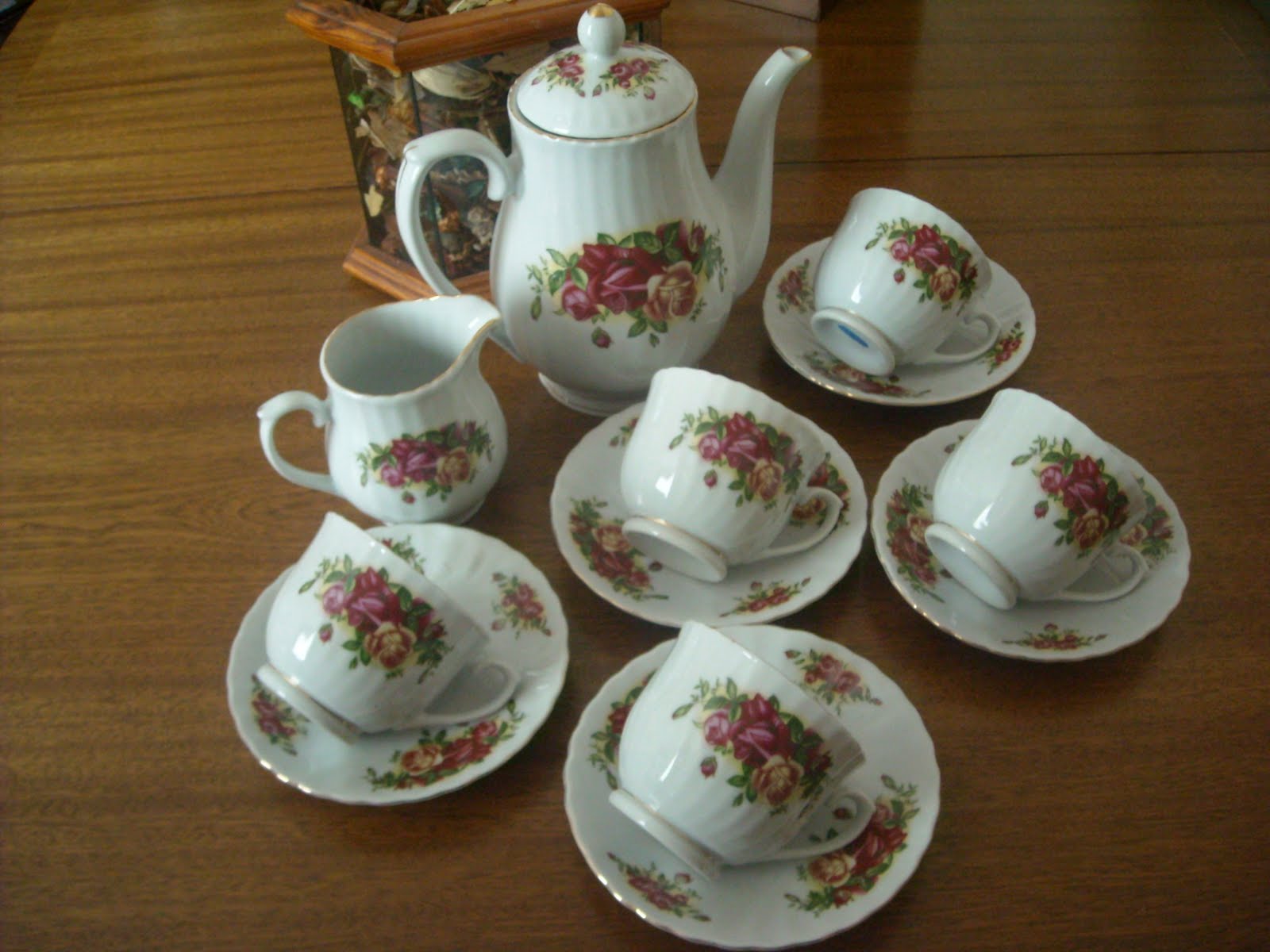 KoleksiBarangUK: Royal Norfolk Coffee Set Made In England (SOLD)