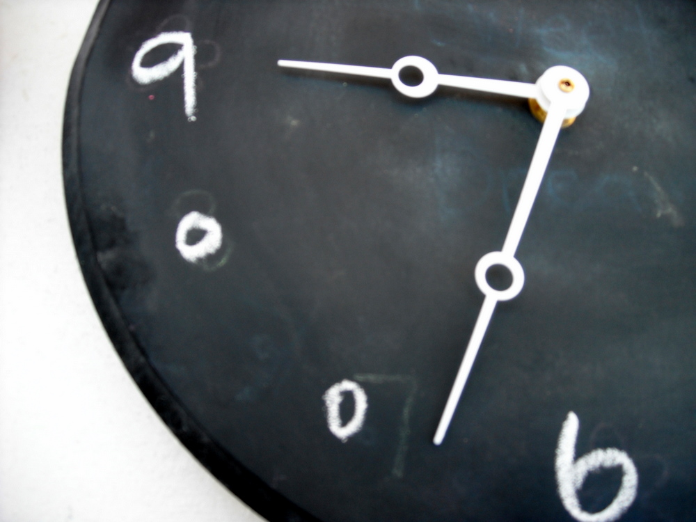 {Craftify It}: Chalkboard CLOCK