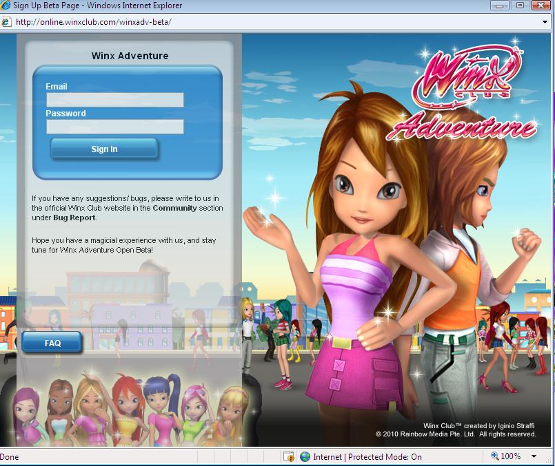 Pokewinx: Winx Club Adventure closed beta