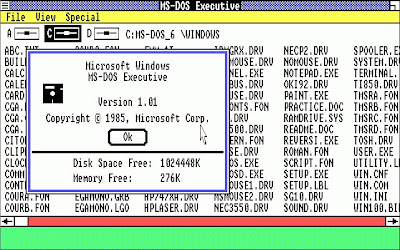 Informática: Windows 1.0 e 2.0 ScreenShots