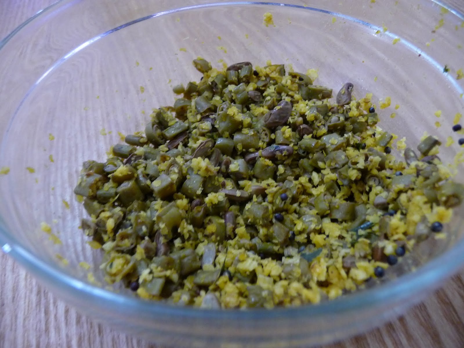 Yummy Kerala Menu: Valli payar thoran