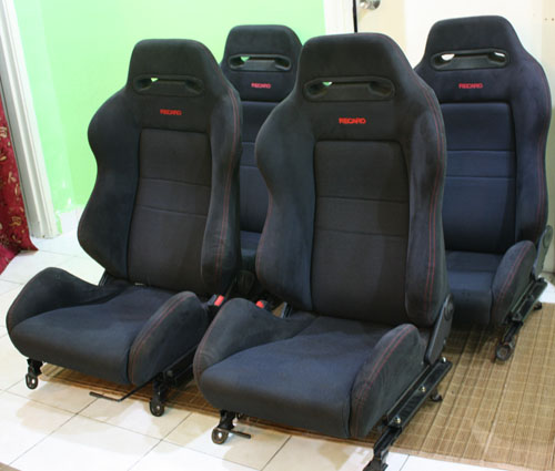Dingz Garage: Seat Recaro Black DC2/DB8 with original/evo railing